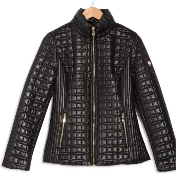 kate spade | Jackets & Coats | Kate Spade Quilted Zip Puffer Jacket ...